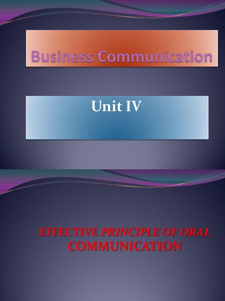 Lecture PPTs Business Communication Unit IV BBA | PDF | Survey ...