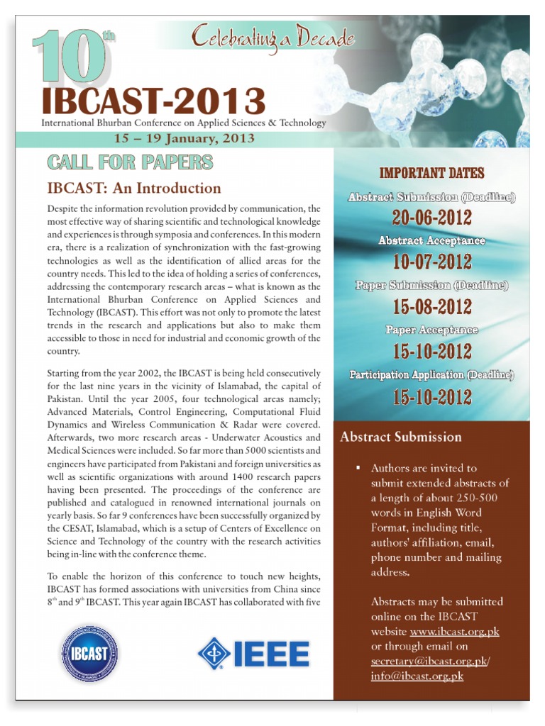 IBCAST | PDF | Sonar | Materials Science
