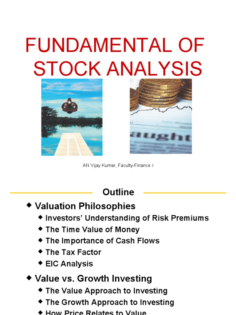 Fundamentals of Stock Analysis | Value Investing | Investing