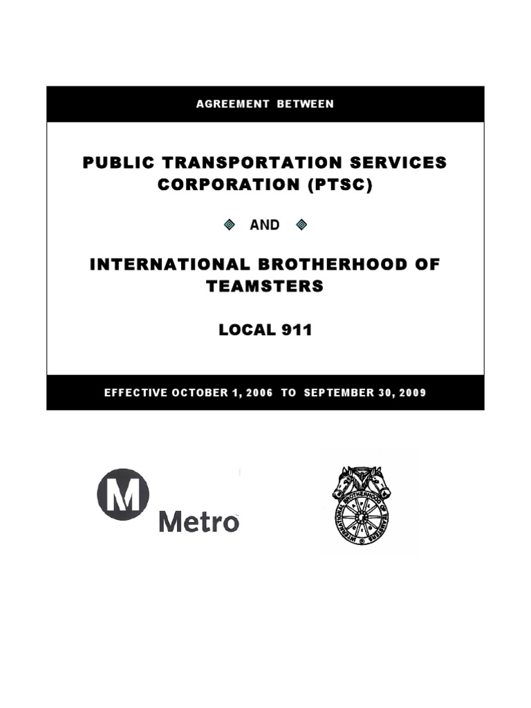 2006 Teamsters Cba Final | PDF | Sick Leave | Overtime