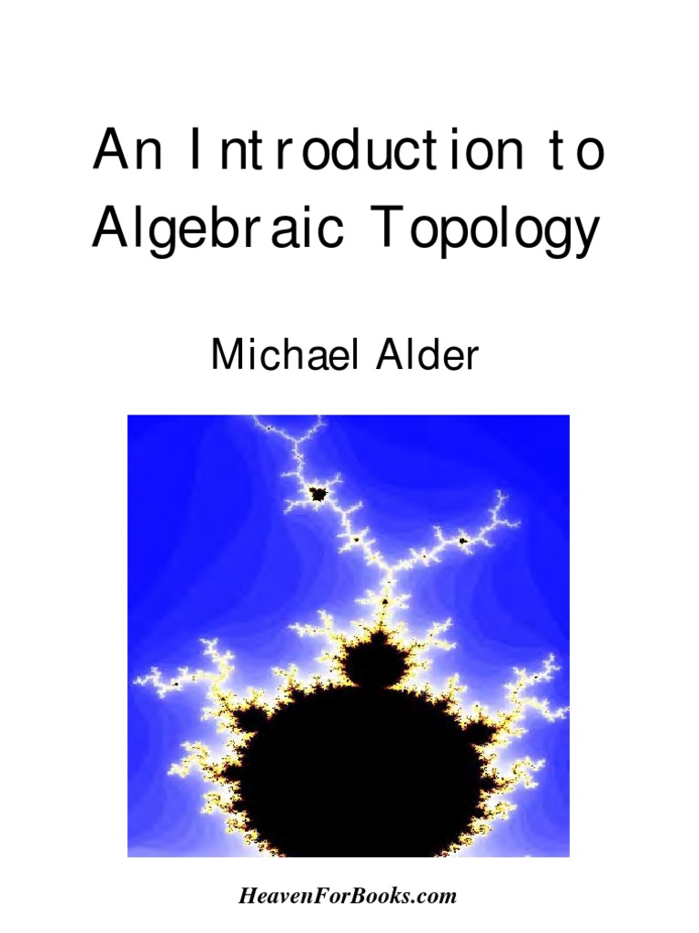 Alder - An Introduction To Algebraic Topology | PDF | Continuous Function | Topology