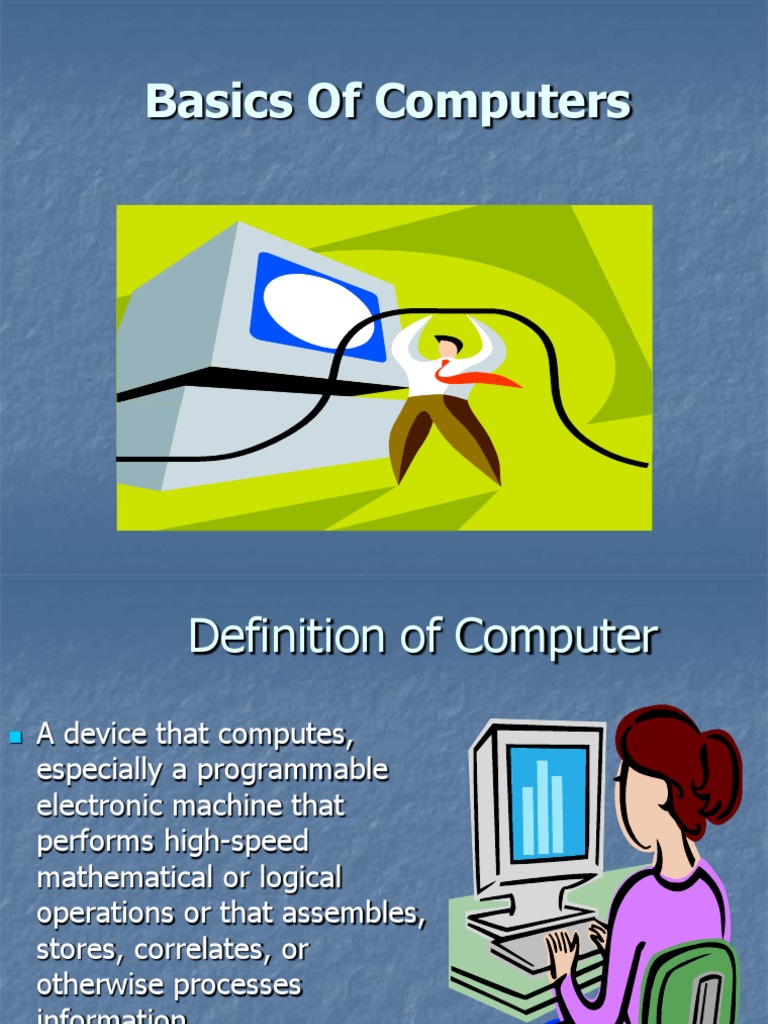 Basic Computer | Download Free PDF | Personal Computers | Computer Data ...