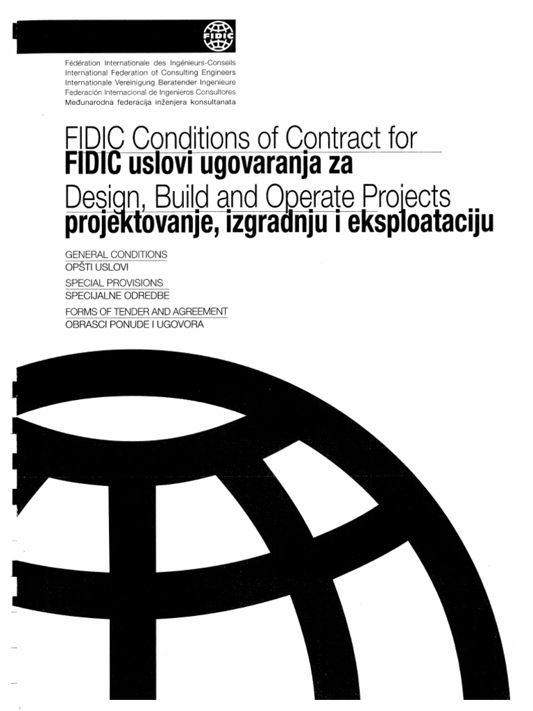 Fidic Book 1 Eng-Srb | PDF