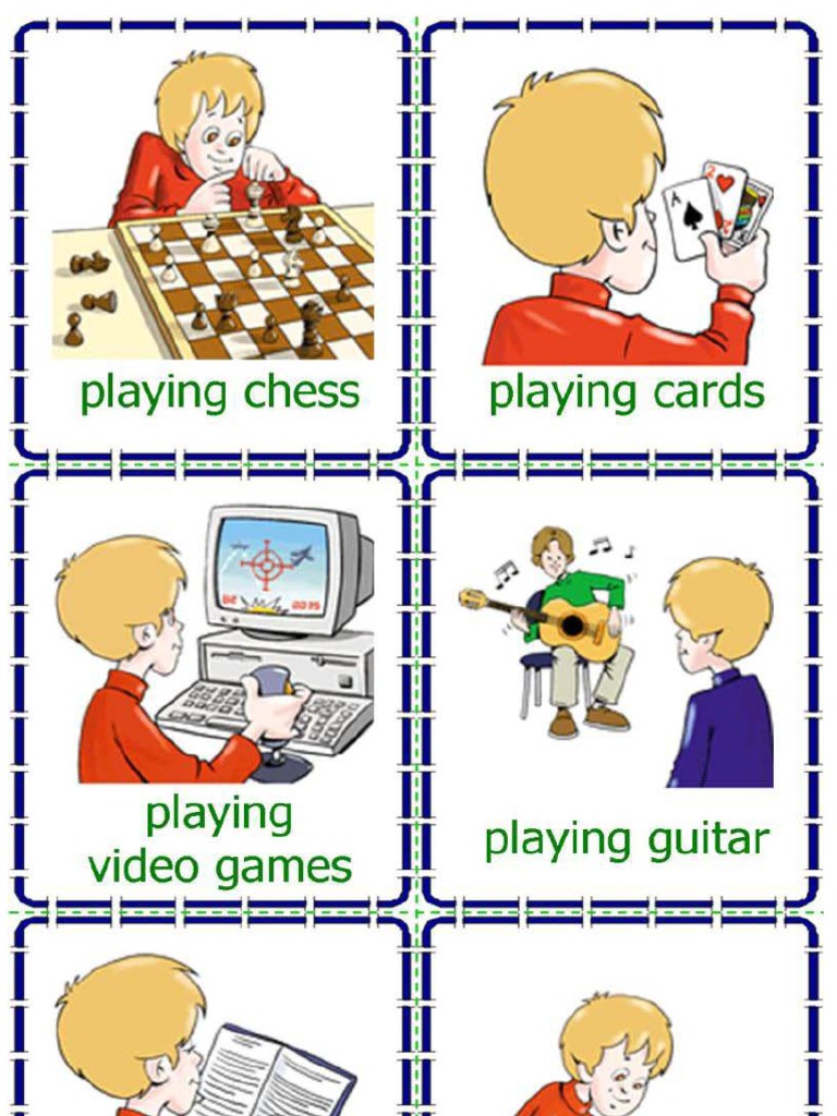 Hobbies Flashcards | PDF | Foreign Language Studies