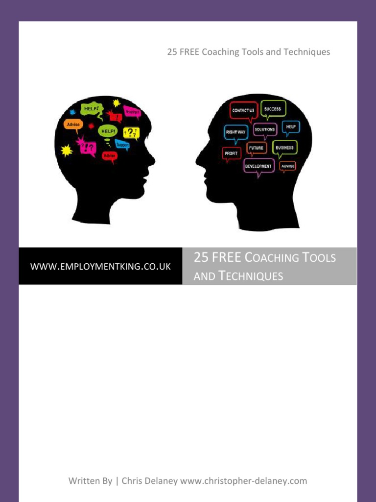 25 Free Coaching Tools & Techniques | PDF | Goal | Motivation