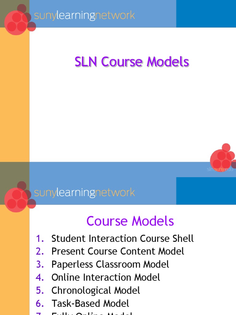 Course Models | PDF | Syllabus | Online And Offline