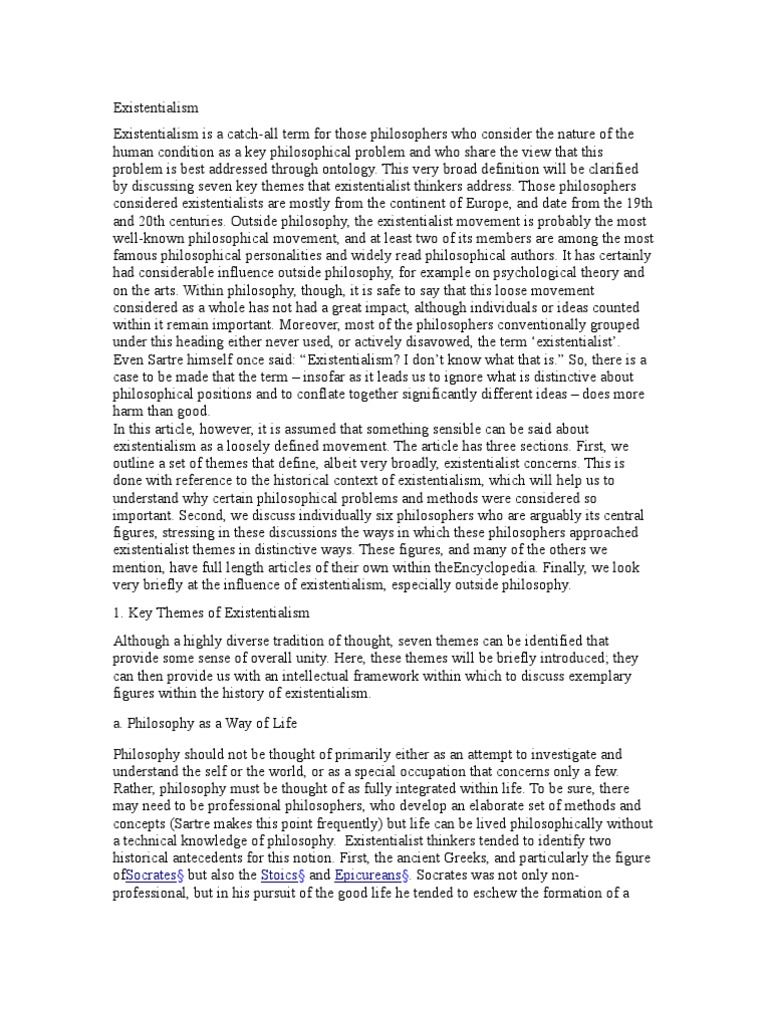 Socrates Stoics Epicureans | PDF | Existentialism | Authenticity ...