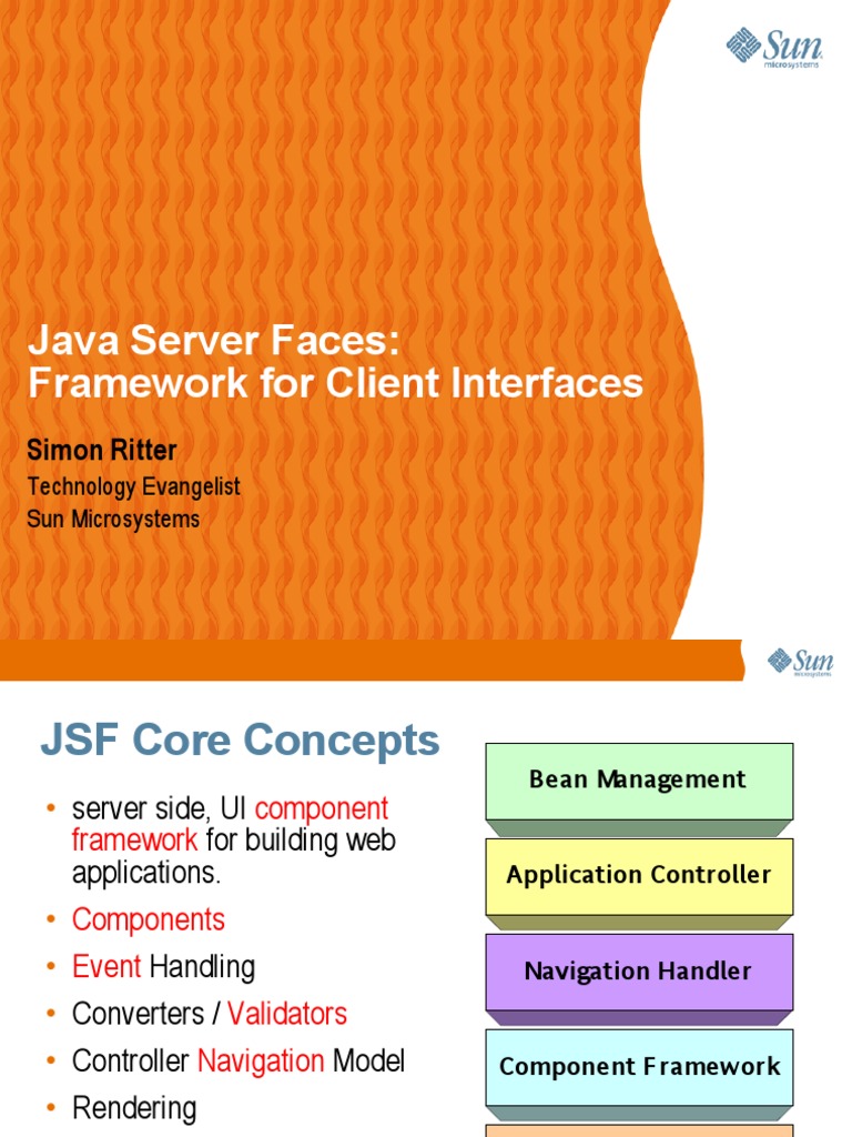 Java Server Faces Framework For Client Interfaces Simon Ritter Pdf