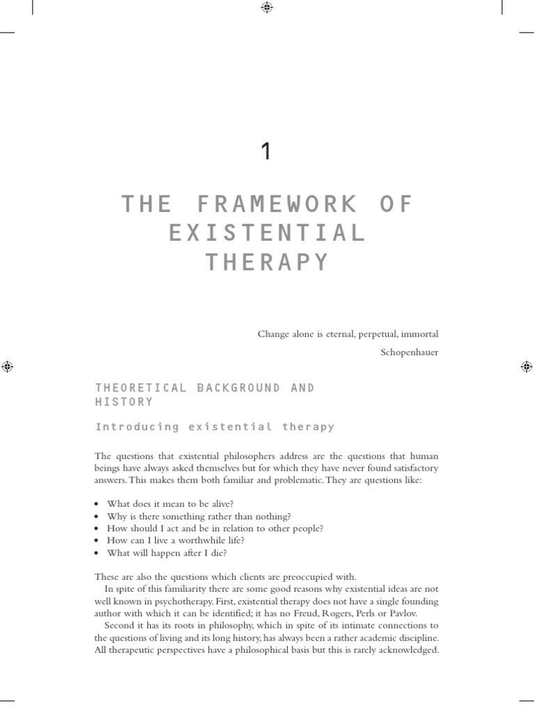 Skills in Existential Counselling Chapter 01 | PDF | Existentialism ...