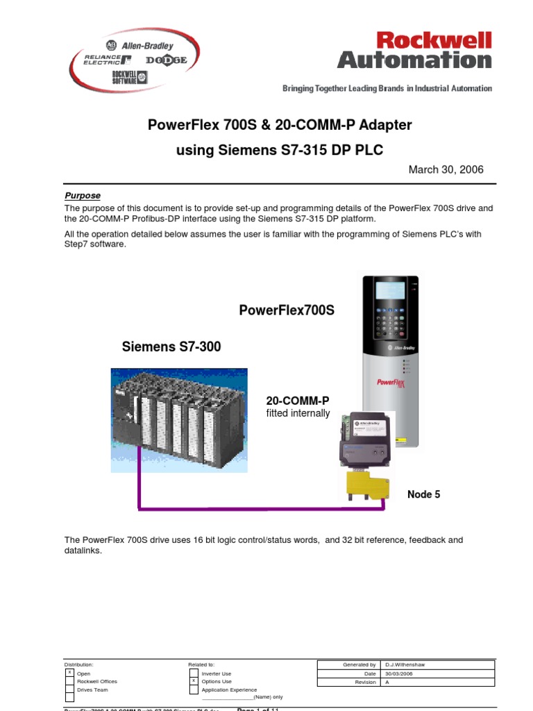 S7 - 300 Power Flex 700 Profibus | PDF | Software | Computer Engineering