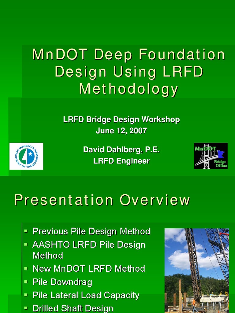 Deep Foundations Using LRFD Method | PDF | Deep Foundation | Geotechnical Engineering