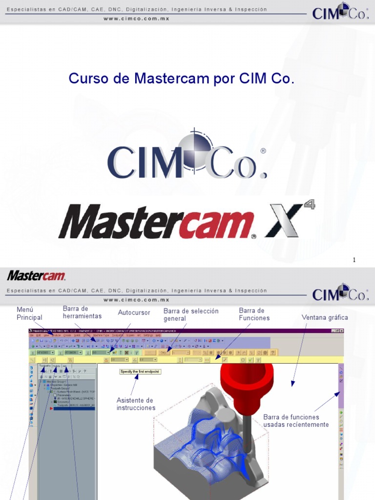 Curso Mastercam X4 | Archivo de computadora | Tecnología