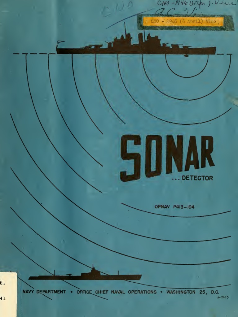 Sonar-Detector of Submerged Submarines | Sonar | U Boats