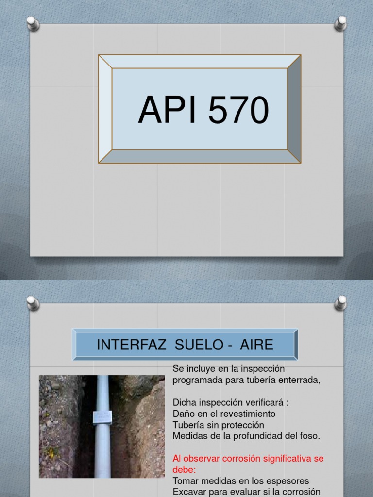 Presentación Api 570 | PDF | Fatiga (material) | Corrosión