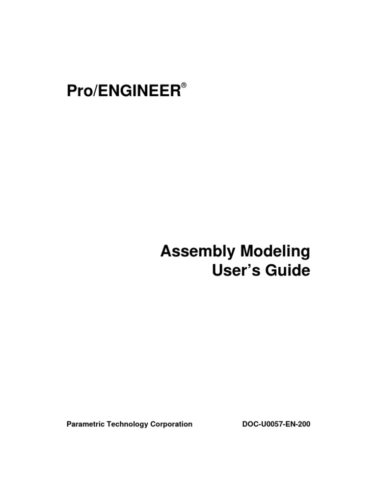 Assembly Modeling | PDF | Page Layout | Documentation