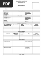 Employee Joining Form | PDF