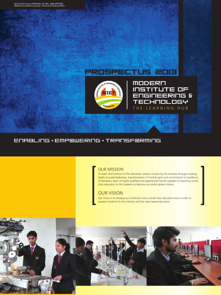 Prospectus PDF | Download Free PDF | Engineering | Mechanical Engineering