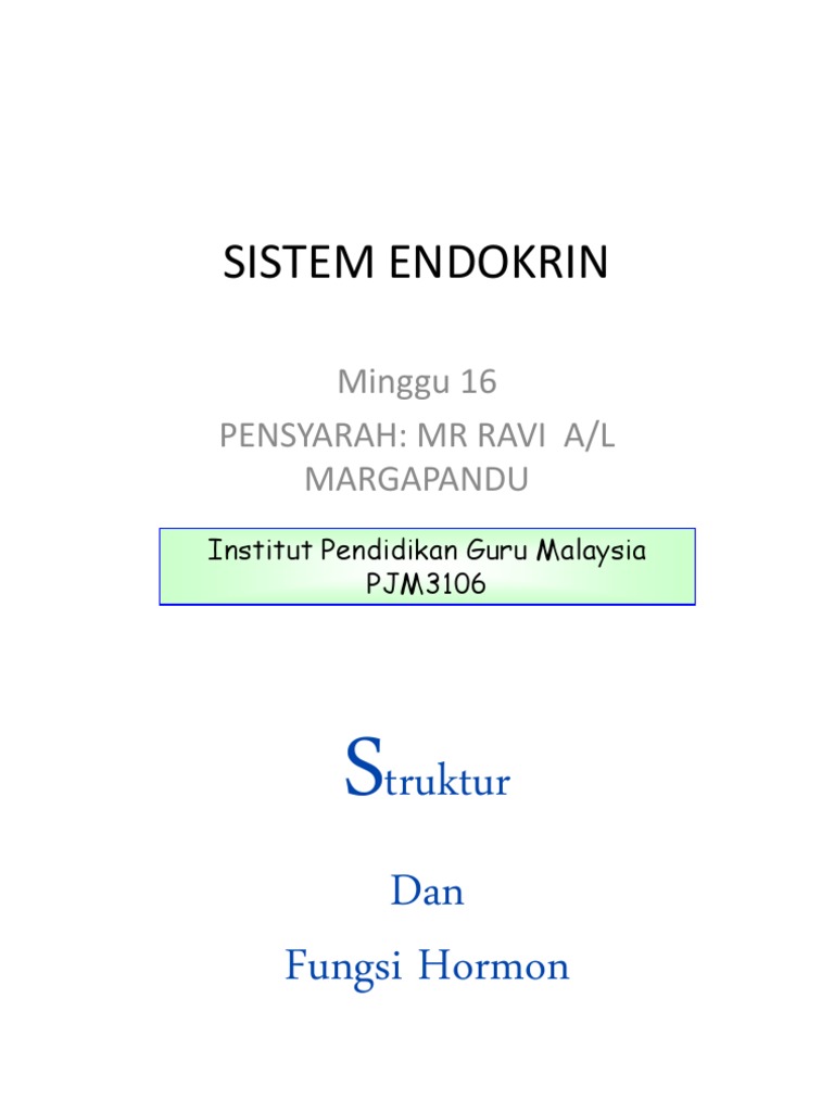 Sistem Endokrina | PDF