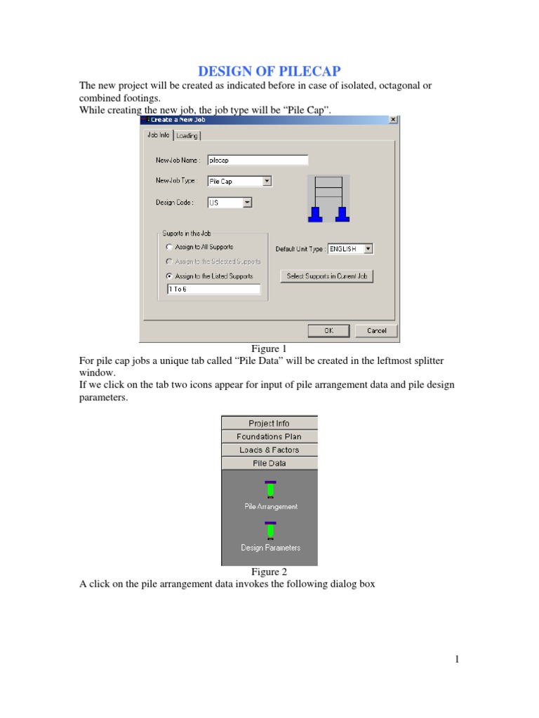 Staad Pro Pile Cap | PDF | Deep Foundation | Icon (Computing)