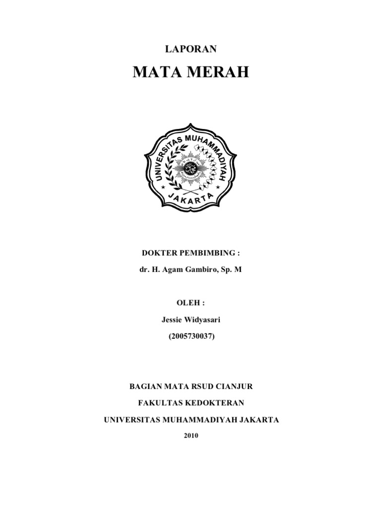 Mata Merah Visus Normal & Mata Merah Visus Menurun | PDF | Sains ...