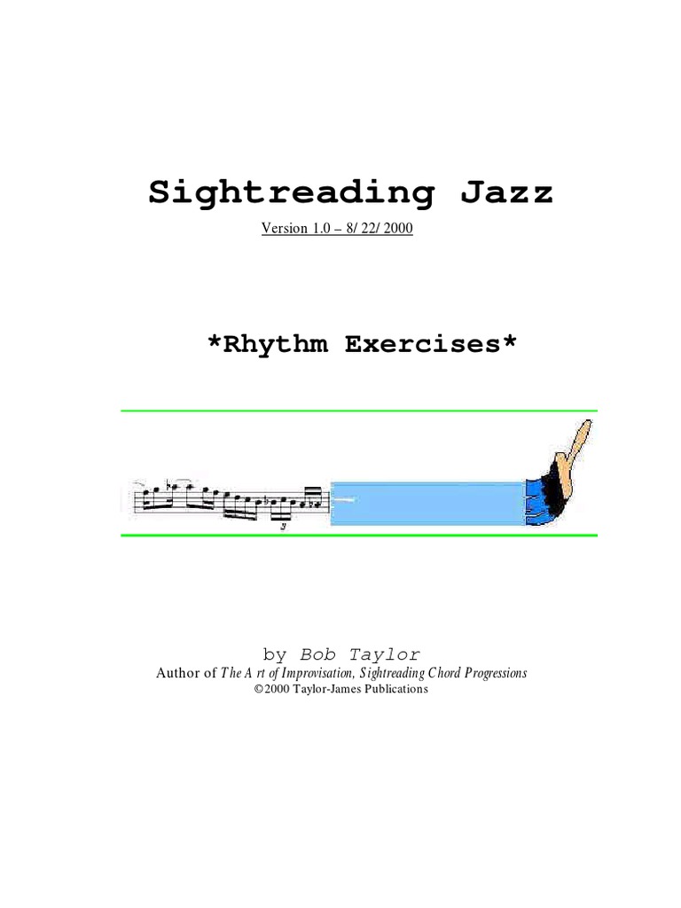 (Theory) - Sight Reading Jazz - Rhythm Exercises | PDF | License | Damages