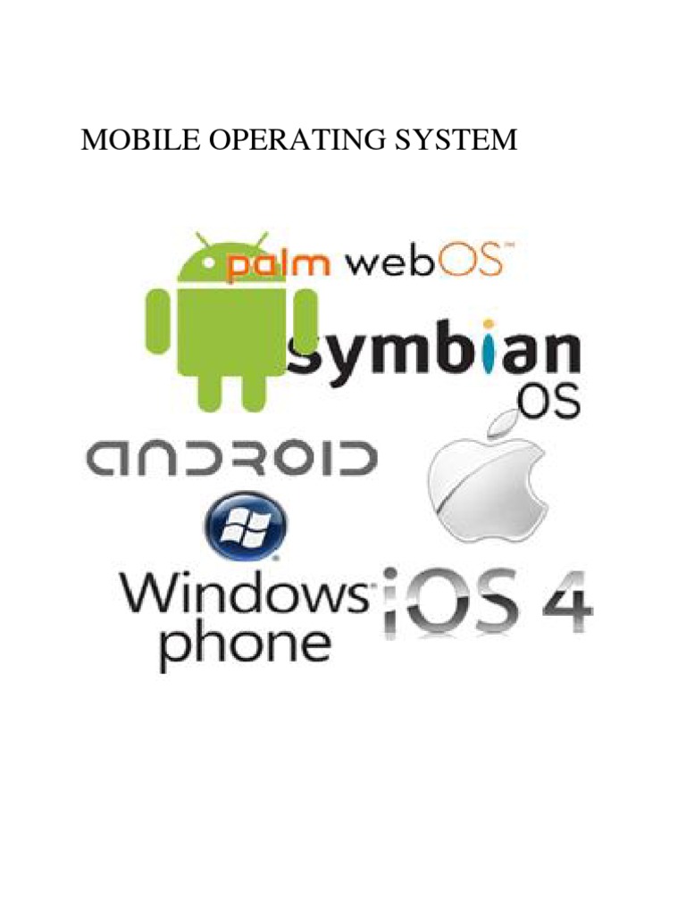 Mobile Operating System | Ios | Windows Phone