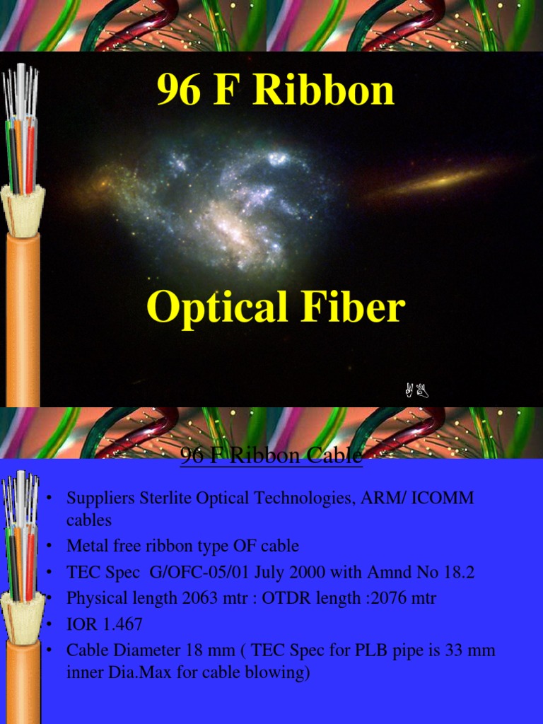 96F Ribbon Optical Fiber Cable Details | PDF