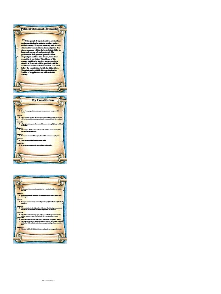 Constitution Scroll | Federal Government Of The United States | United ...