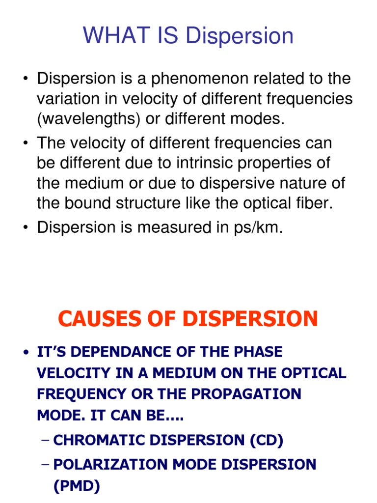 Dispersion Compensation Module | PDF | Dispersion (Optics) | Optical Fiber