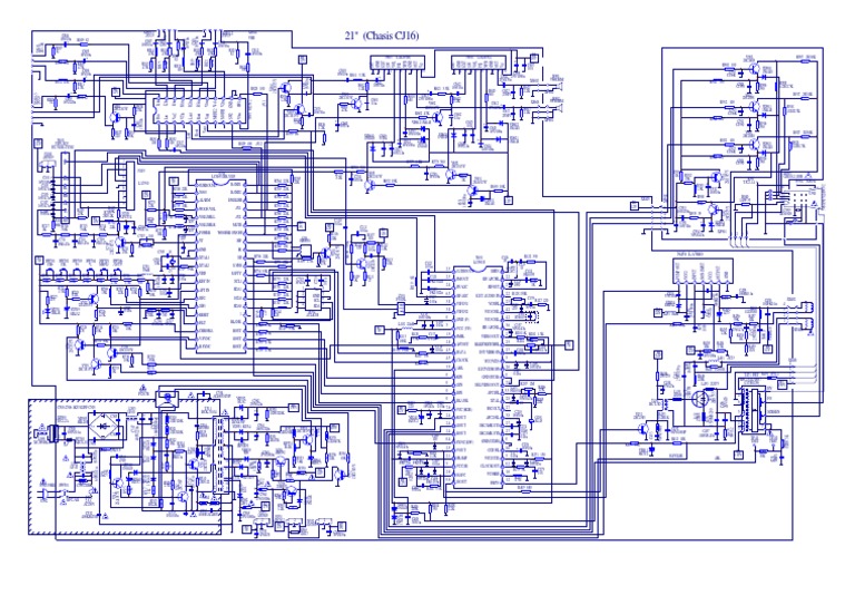 LA76810 and LA7840 Circuit Diagrams | PDF