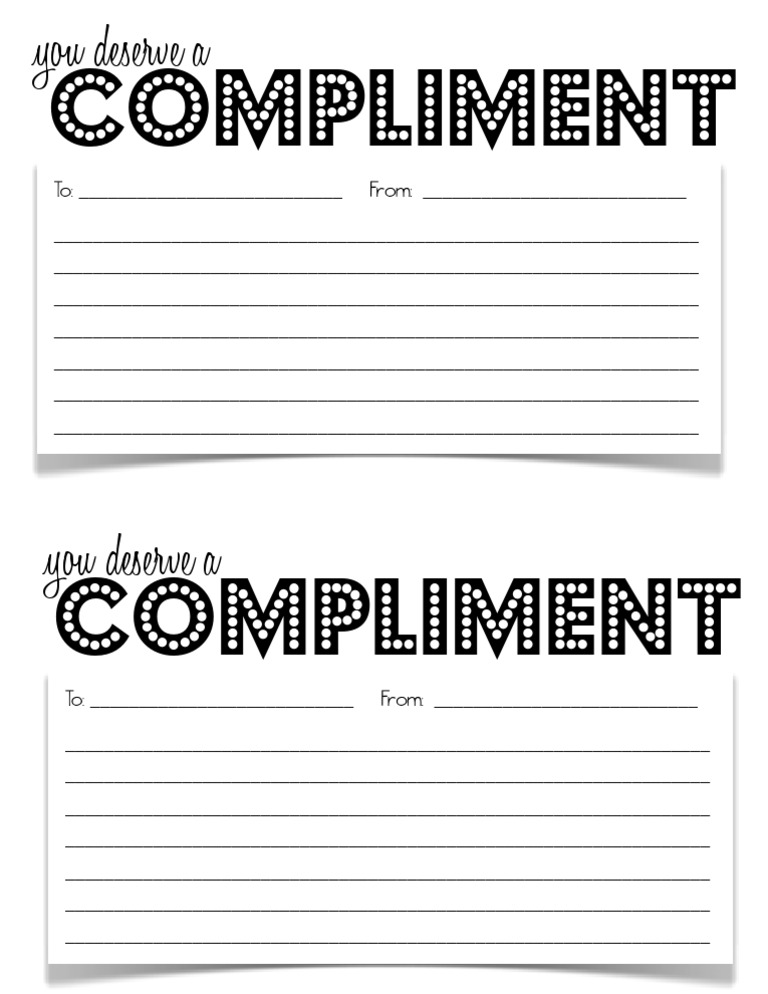Compliment Slips | PDF | Finance & Money Management