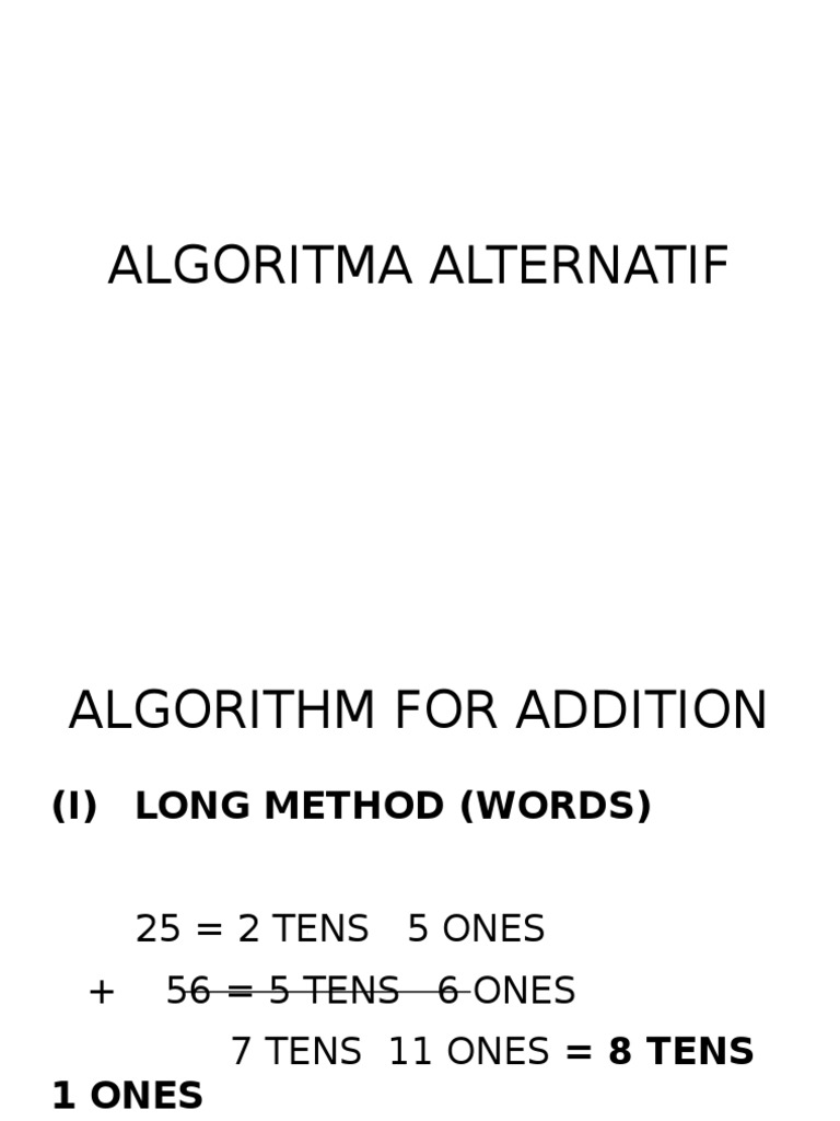 Addition, Subtraction, Multiplication Methods | PDF | Teaching Methods ...