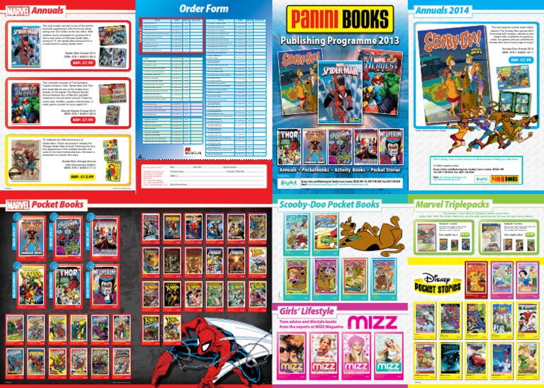 Panini Books Catalogue 2013 | PDF | Spider Man | Marvel Comics