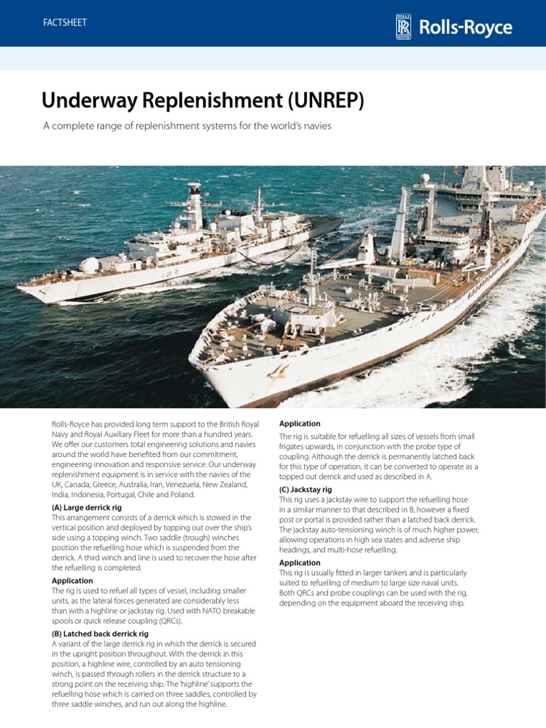 RR - Unrep | PDF | Ships | Industries
