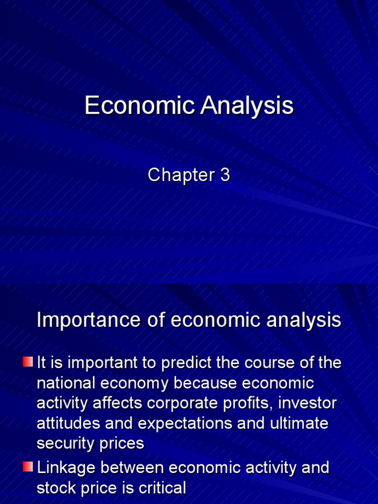 Economic Analysis | PDF | Economic Indicators | Index (Economics)