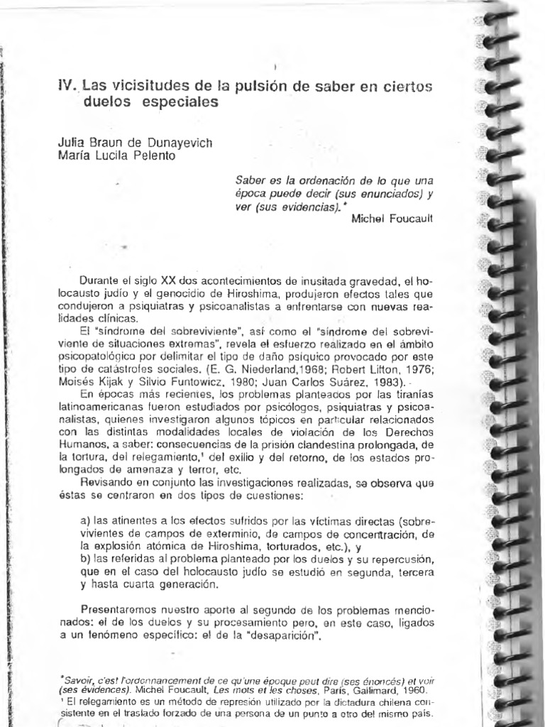 Las Vicisitudes de La Pulsión | PDF | Sigmund Freud | Conocimiento