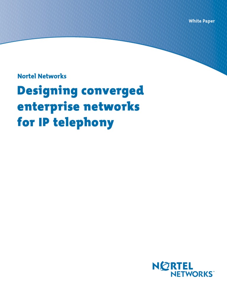 Nortel Cs 1000 Voip Phone System Technical | PDF | Quality Of Service ...