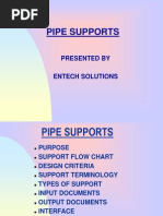 Calculation of Pipe Support | PDF | Beam (Structure) | Bending
