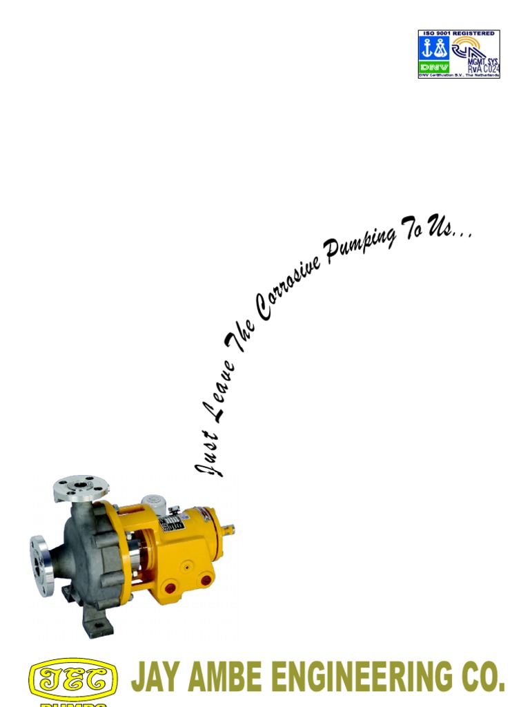 Jay Ambe Engineering SCP-256 Pumps | PDF | Bearing (Mechanical) | Pump