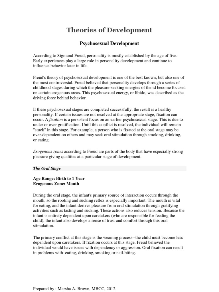 Theories of Development | PDF | Metaphysics Of Mind | Psychology