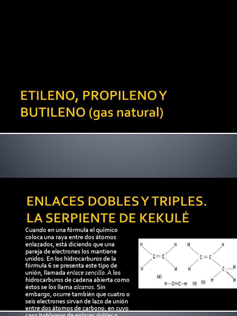 Etileno, Propileno y Butileno (Gas Natural | PDF | Etileno | Petróleo