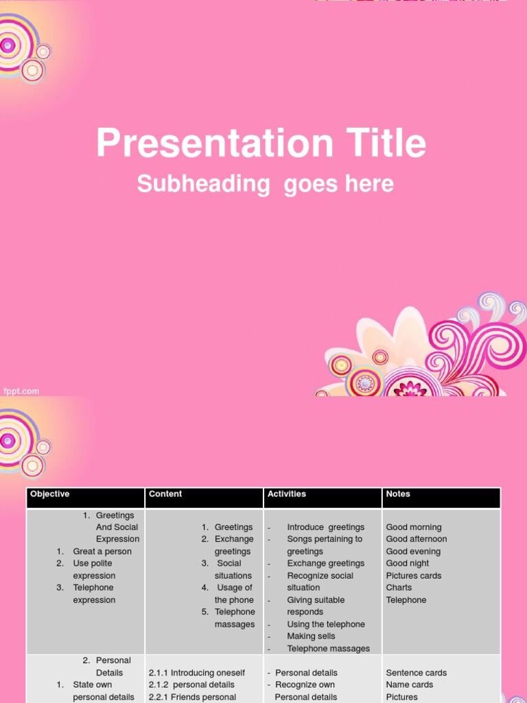 Presentation Title: Subheading Goes Here | PDF | Vegetables | Foods
