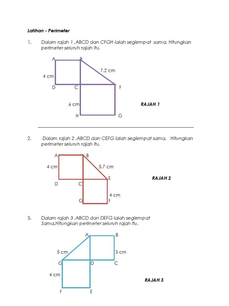 Latihan Perimeter | PDF