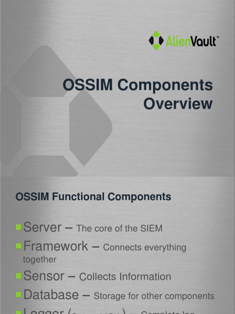 OSSIM Components | PDF