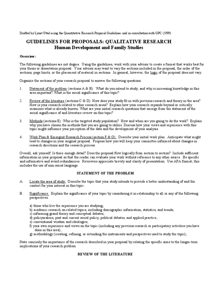 Guidelines Qualitative | PDF | Qualitative Research | Analysis