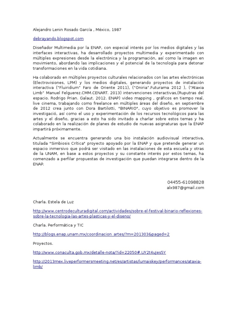 Alejandro Rosado | PDF