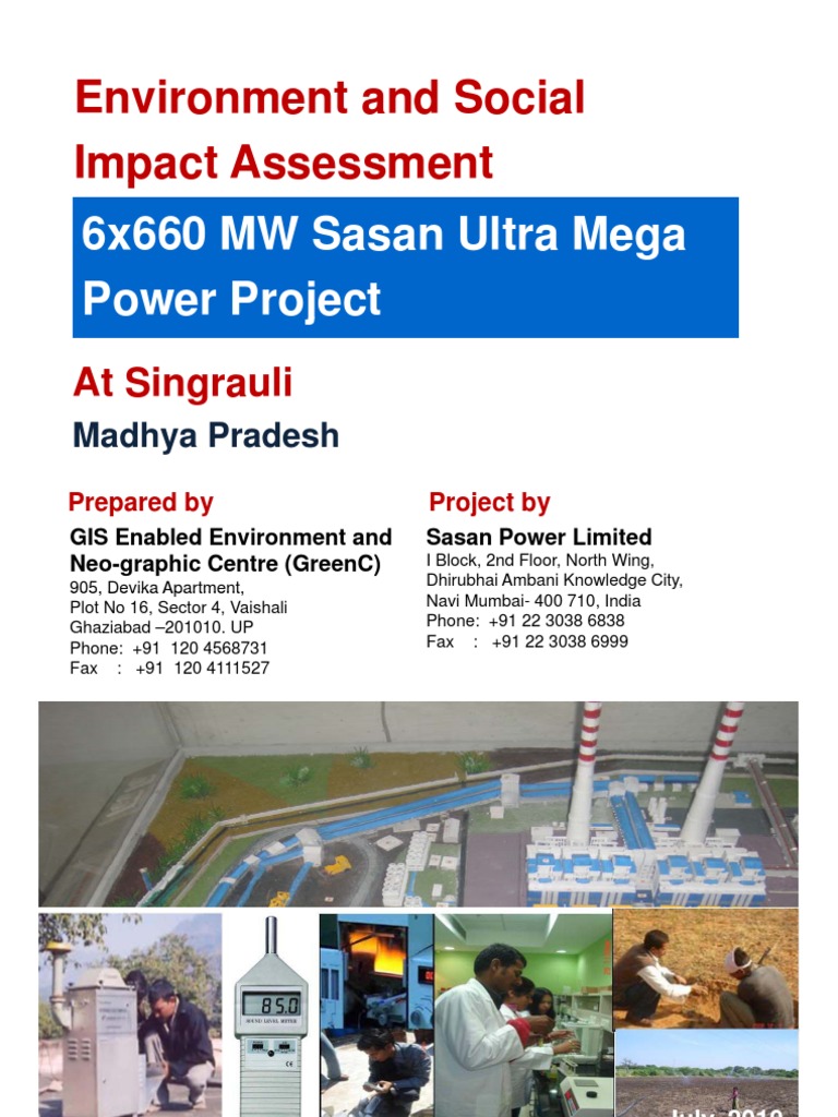 110608 Esia Sasan Power Plant Without Pg After 3 1 Layout 0 | Water ...