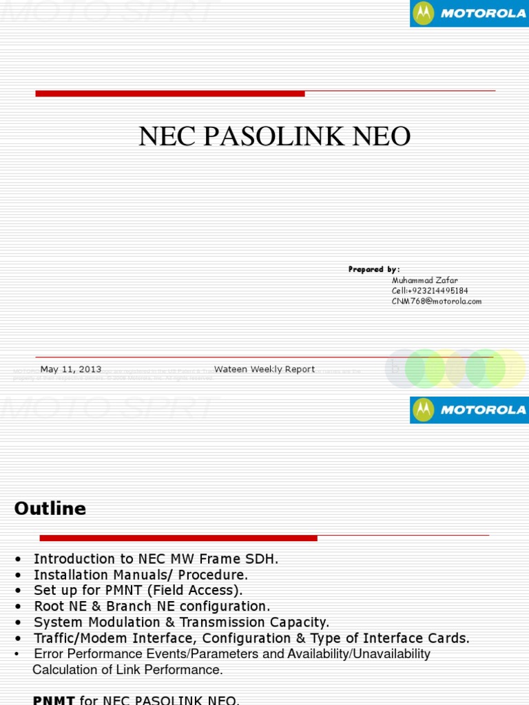 Nec Pasolink-Neo 125-March-2009 | PDF | Motorola | Trademark