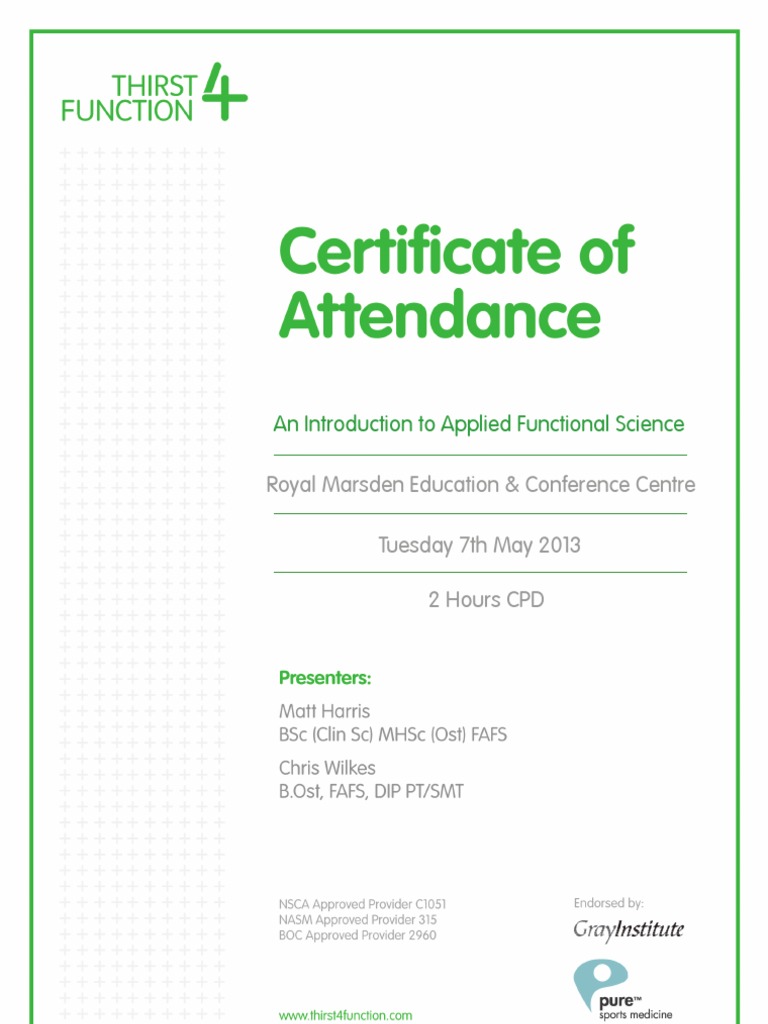 Applied Functional Science Certificate | PDF