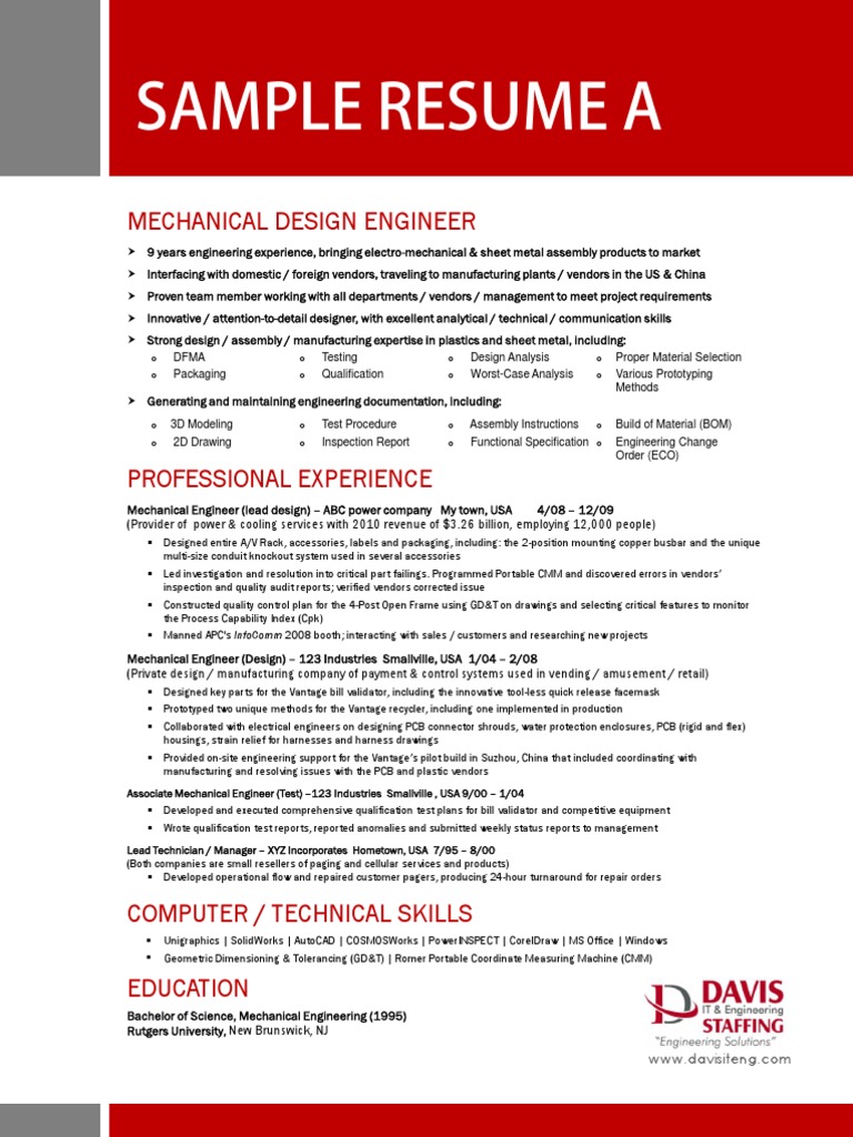 Sample Resumes | PDF | Iso 9000 | Audit